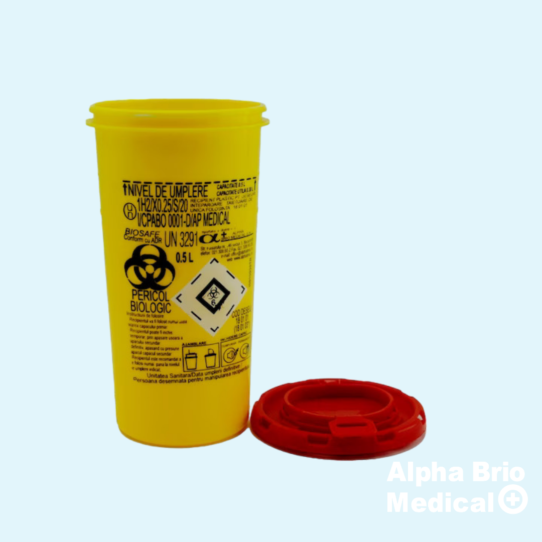 Recipient / Cutii Polipropilena 0,5 L Pt. Intepatoare–taietoare BIOSAFE ...