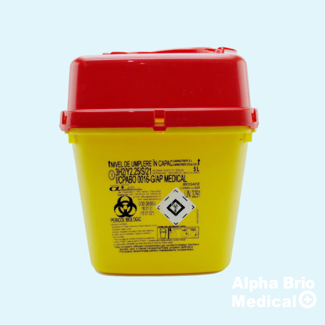 Recipient / Cutii Polipropilena 5 L Pt. Intepatoare–taietoare BIOSAFE ...