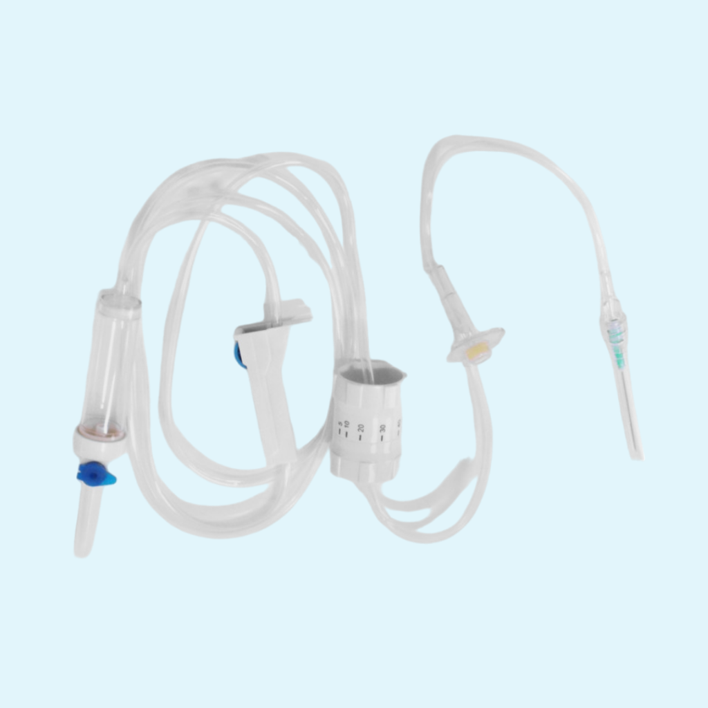 Infusion Set With Flow Regulator - Alpha Brio Medical
